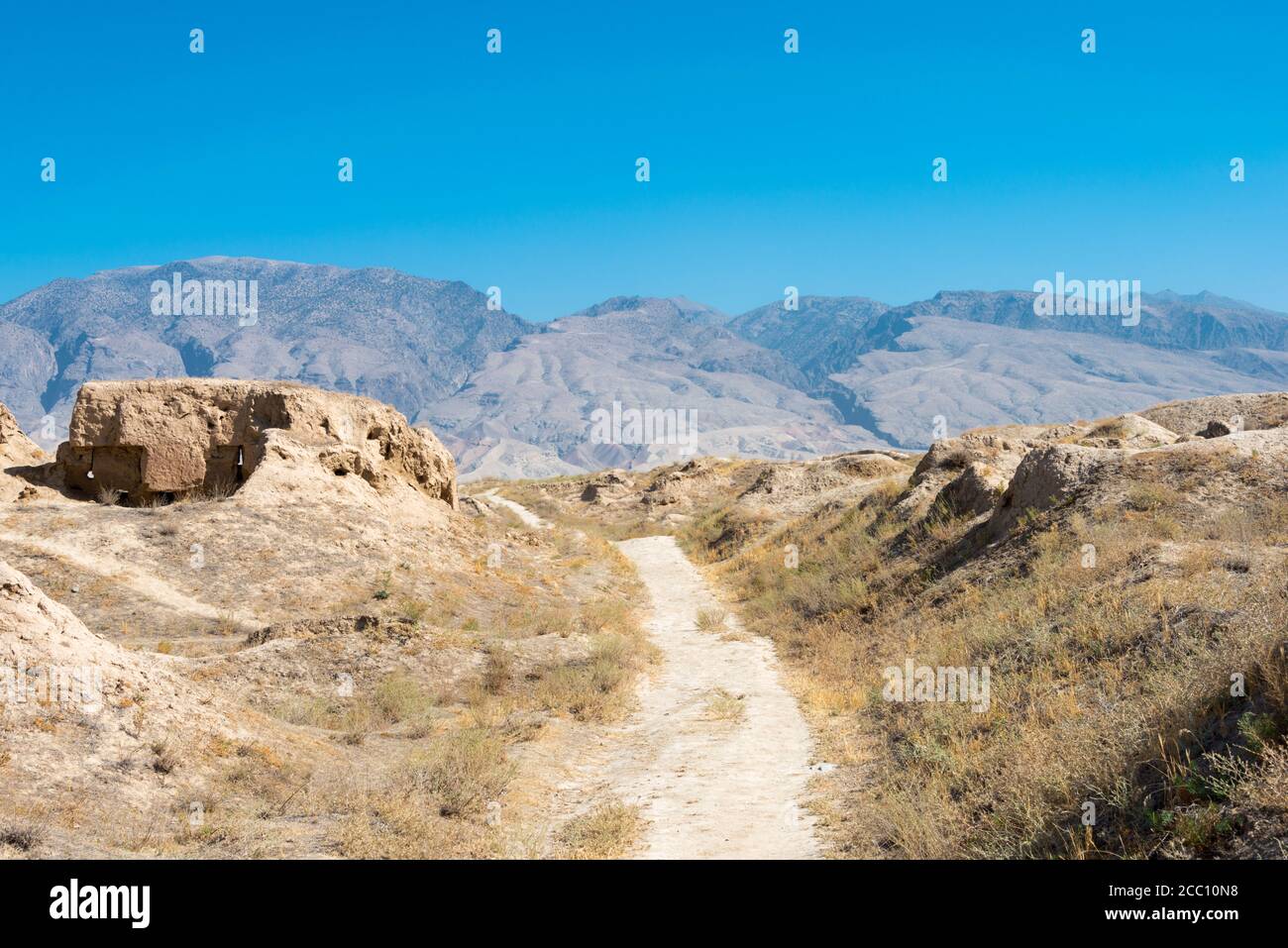 Panjakent, Tajikistan - Remains of Ancient Panjakent. a famous Historic ...