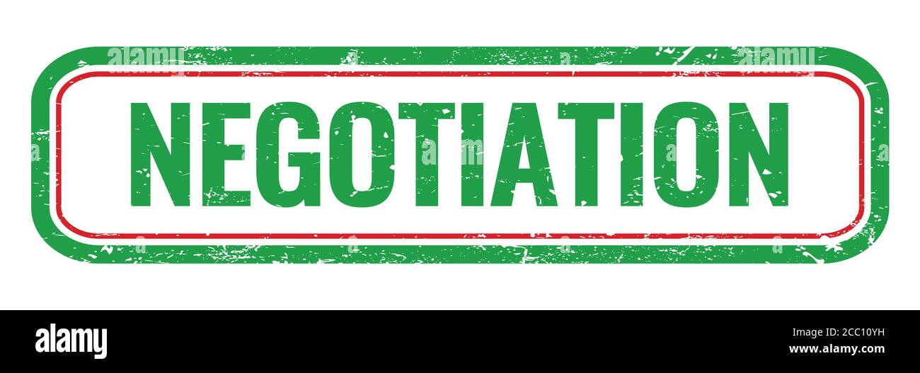Negotiation stamp Cut Out Stock Images & Pictures - Alamy