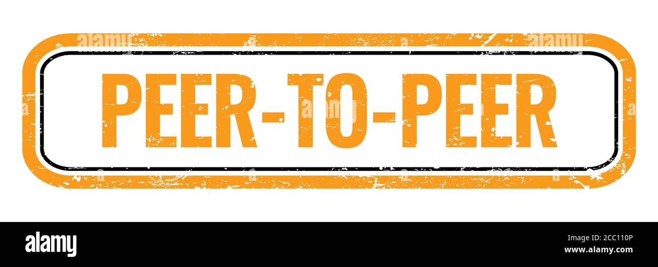 Peer to peer stamp hi-res stock photography and images - Alamy
