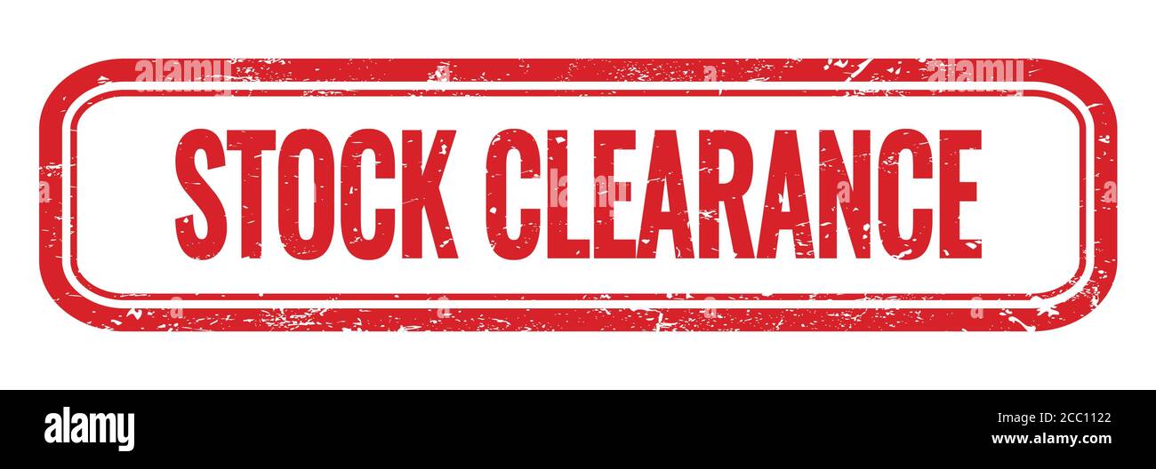 Stock clearance word hi-res stock photography and images - Alamy