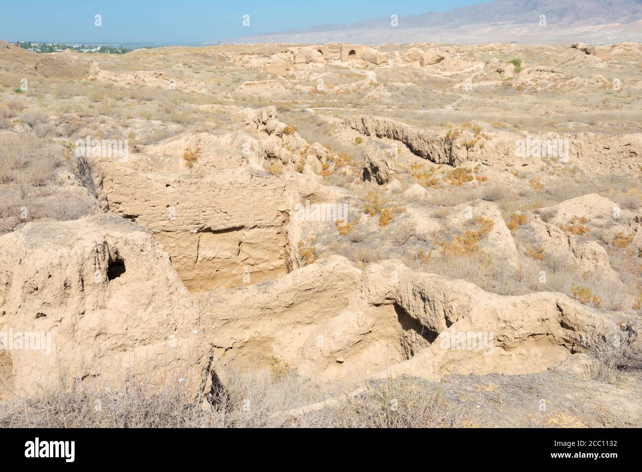 Panjakent, Tajikistan - Remains of Ancient Panjakent. a famous Historic ...
