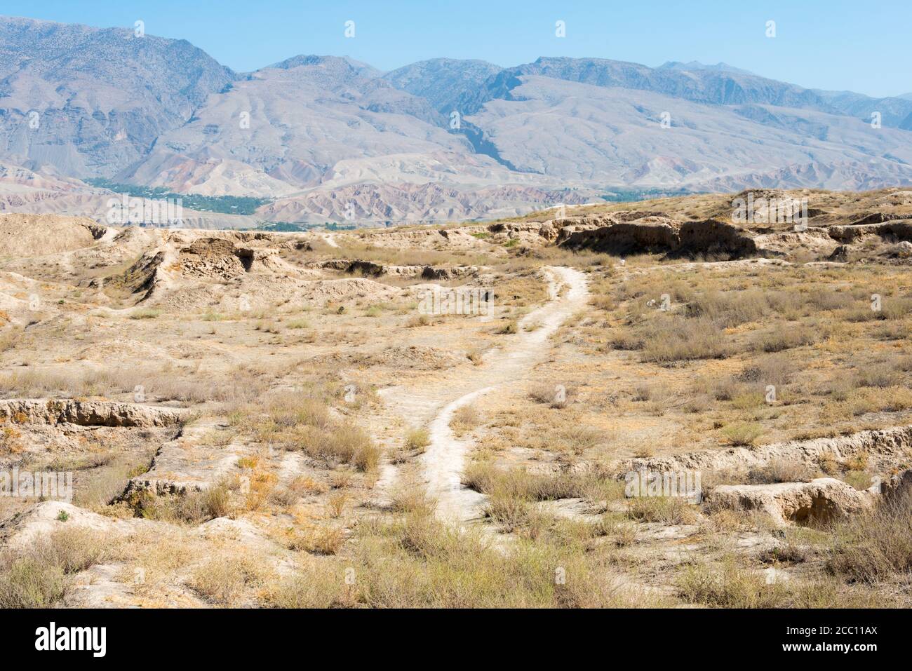 Panjakent, Tajikistan - Remains of Ancient Panjakent. a famous Historic ...