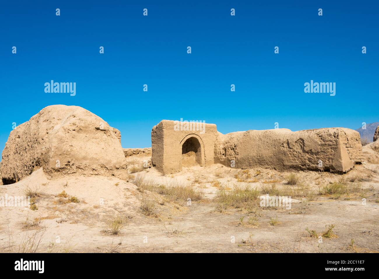 Panjakent, Tajikistan - Remains of Ancient Panjakent. a famous Historic ...