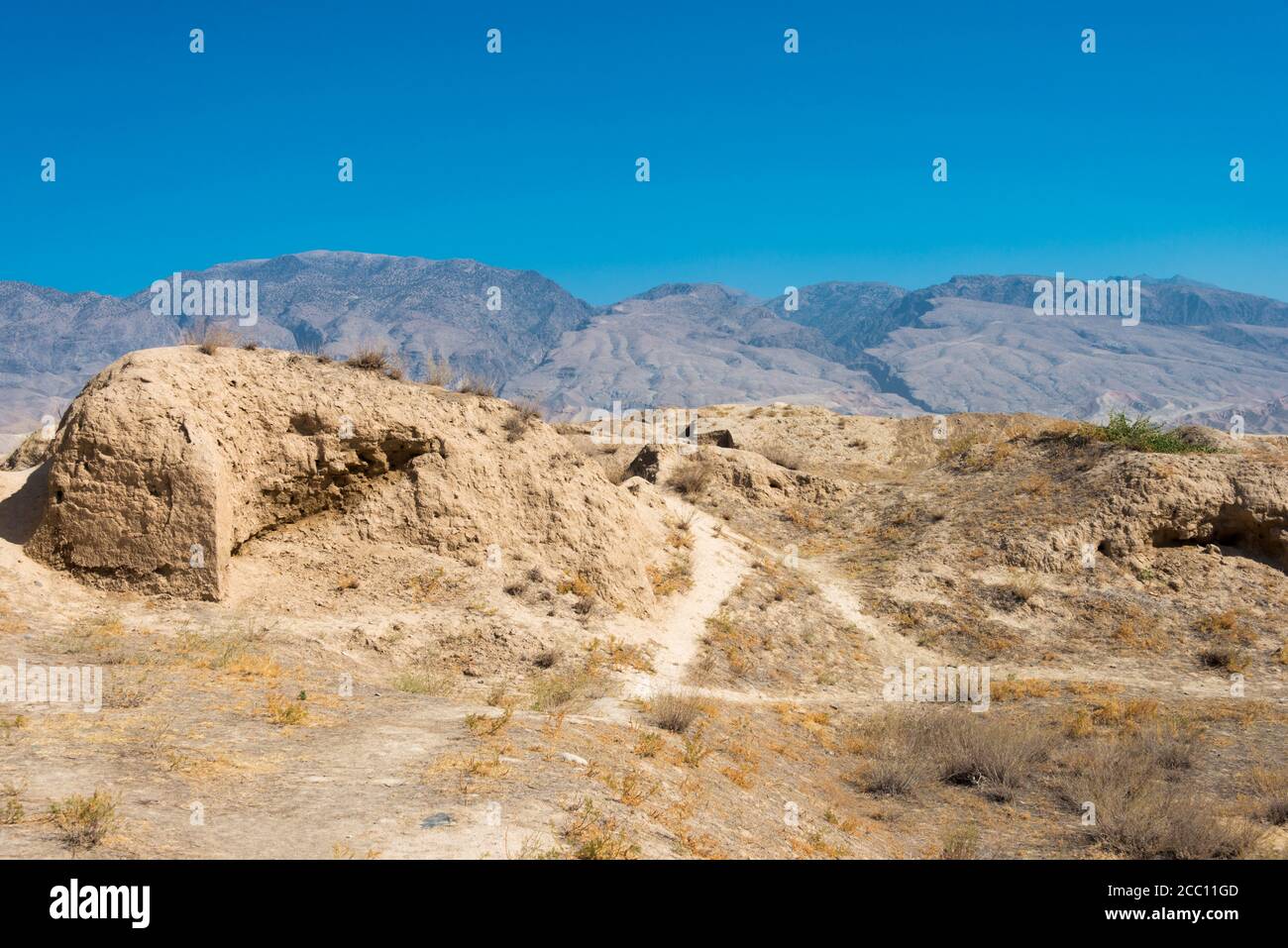 Panjakent, Tajikistan - Remains of Ancient Panjakent. a famous Historic ...