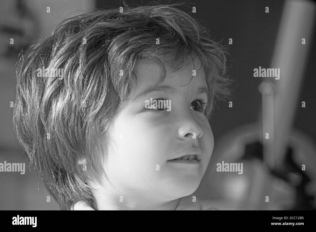 Portrait of smart lady drawing with pencils at lesson Stock Photo - Alamy