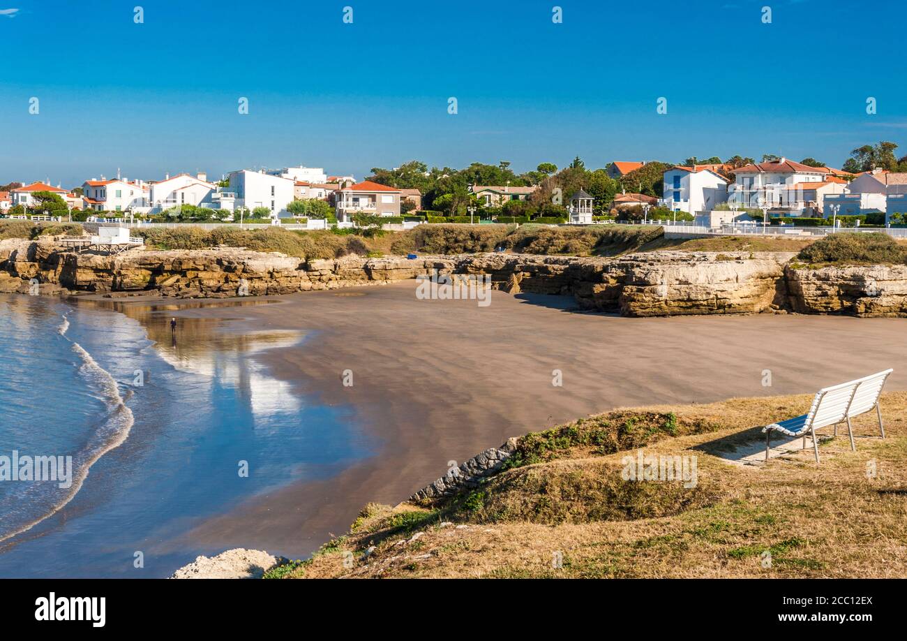 France, Charente-Maritime, Saint Georges de Didonne, Conche du Chaix ...