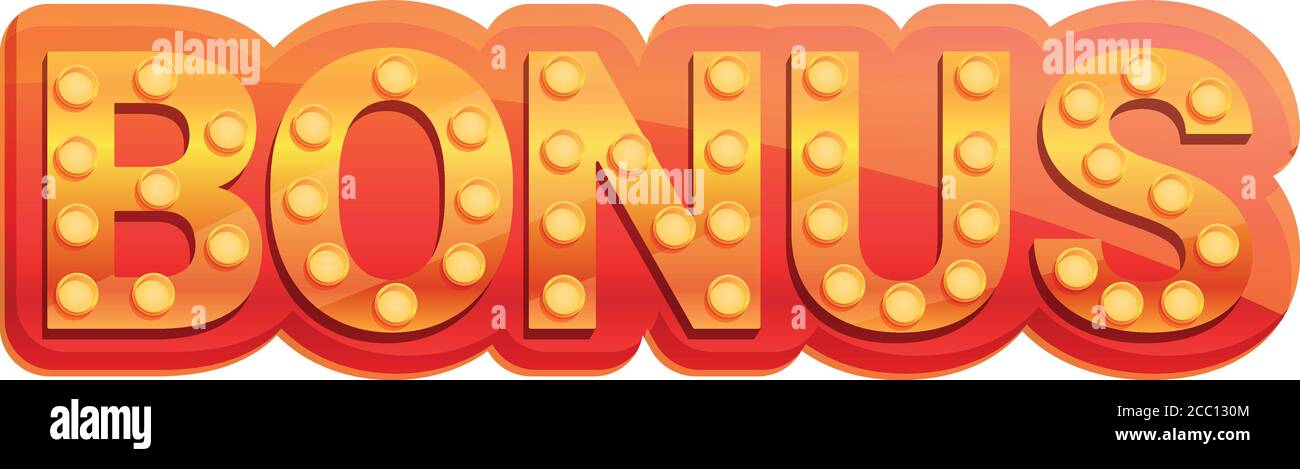Bonus lights icon. Cartoon of bonus lights vector icon for web design ...