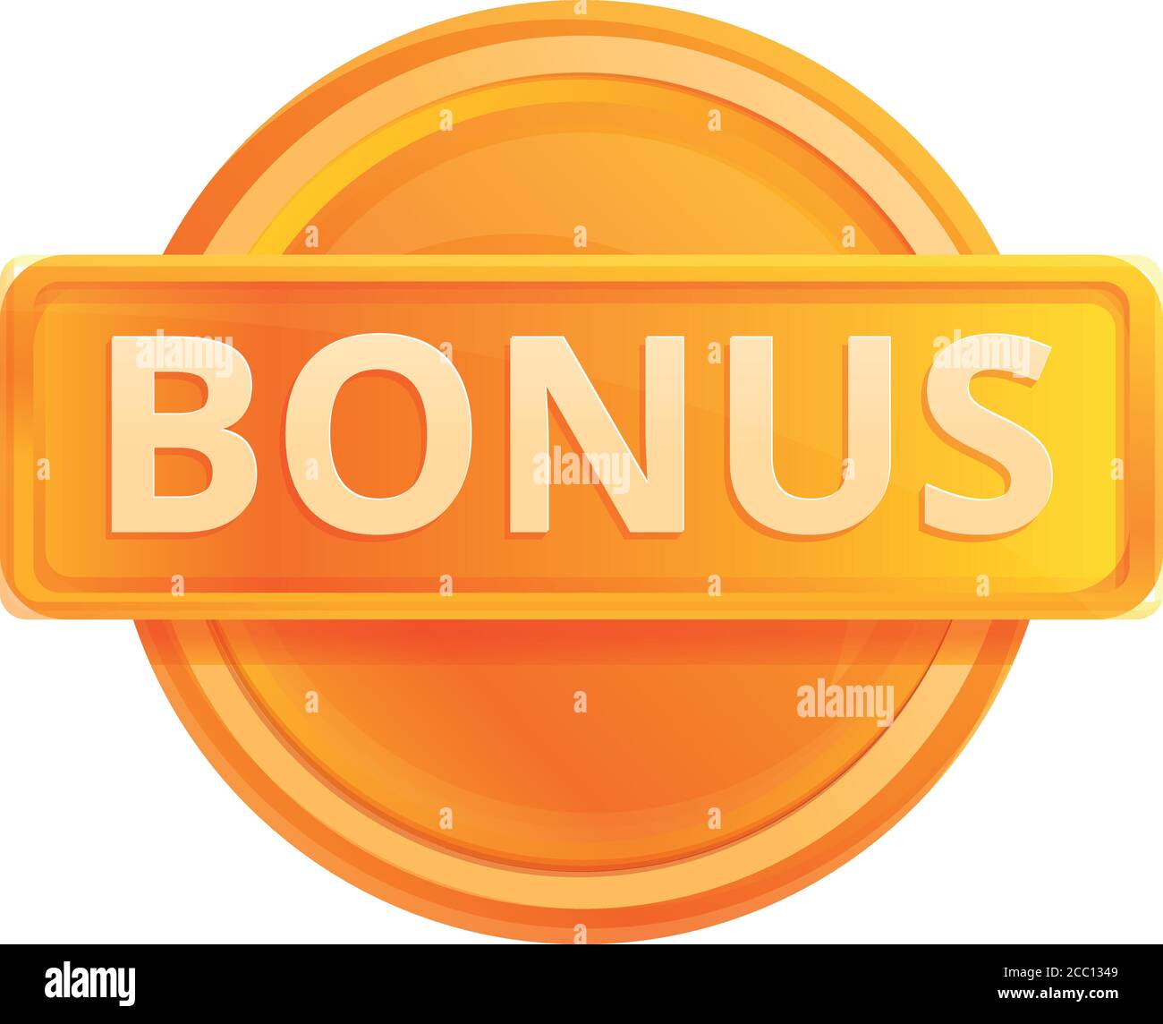 Digital online bonus icon. Cartoon of digital online bonus vector icon ...