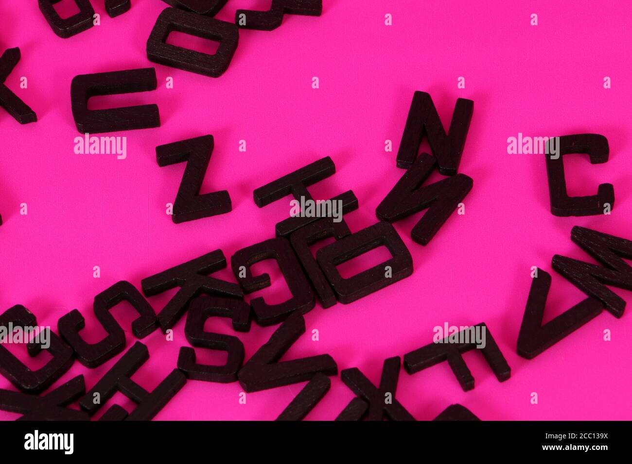 Black block letters hi-res stock photography and images - Alamy