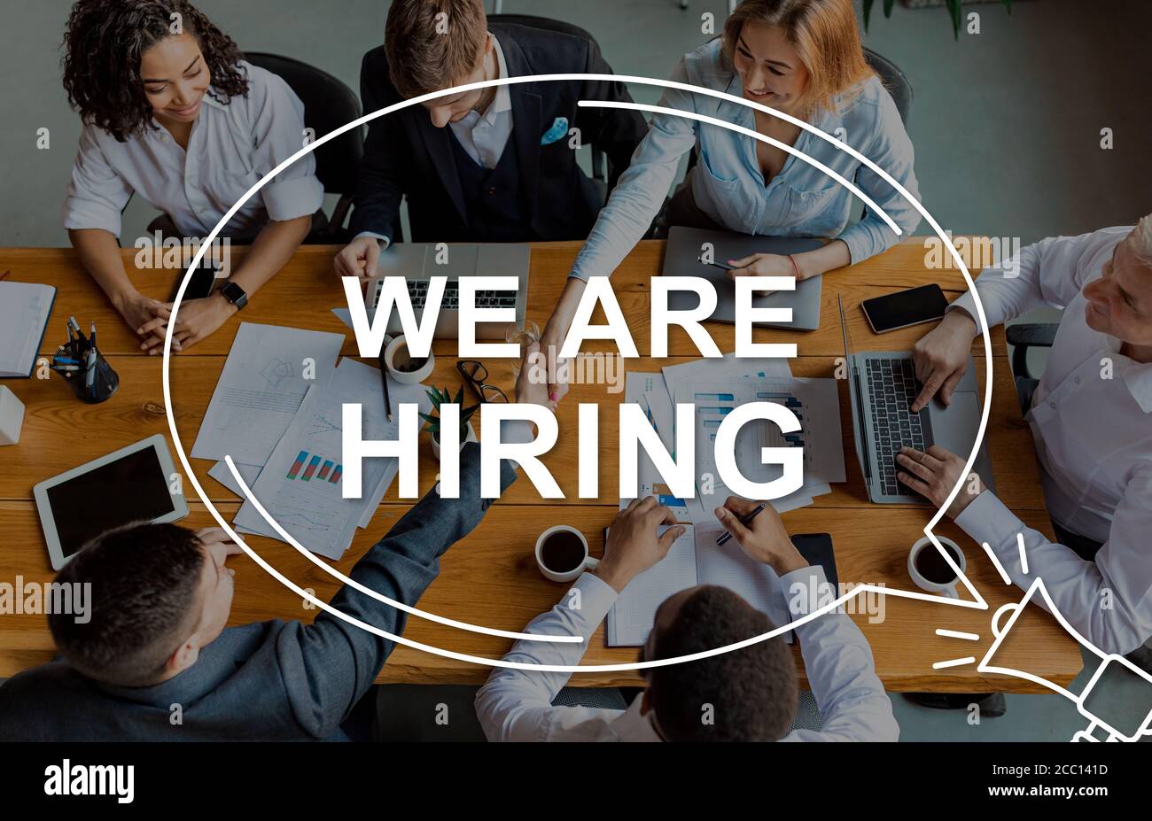 Hr office table hi-res stock photography and images - Alamy