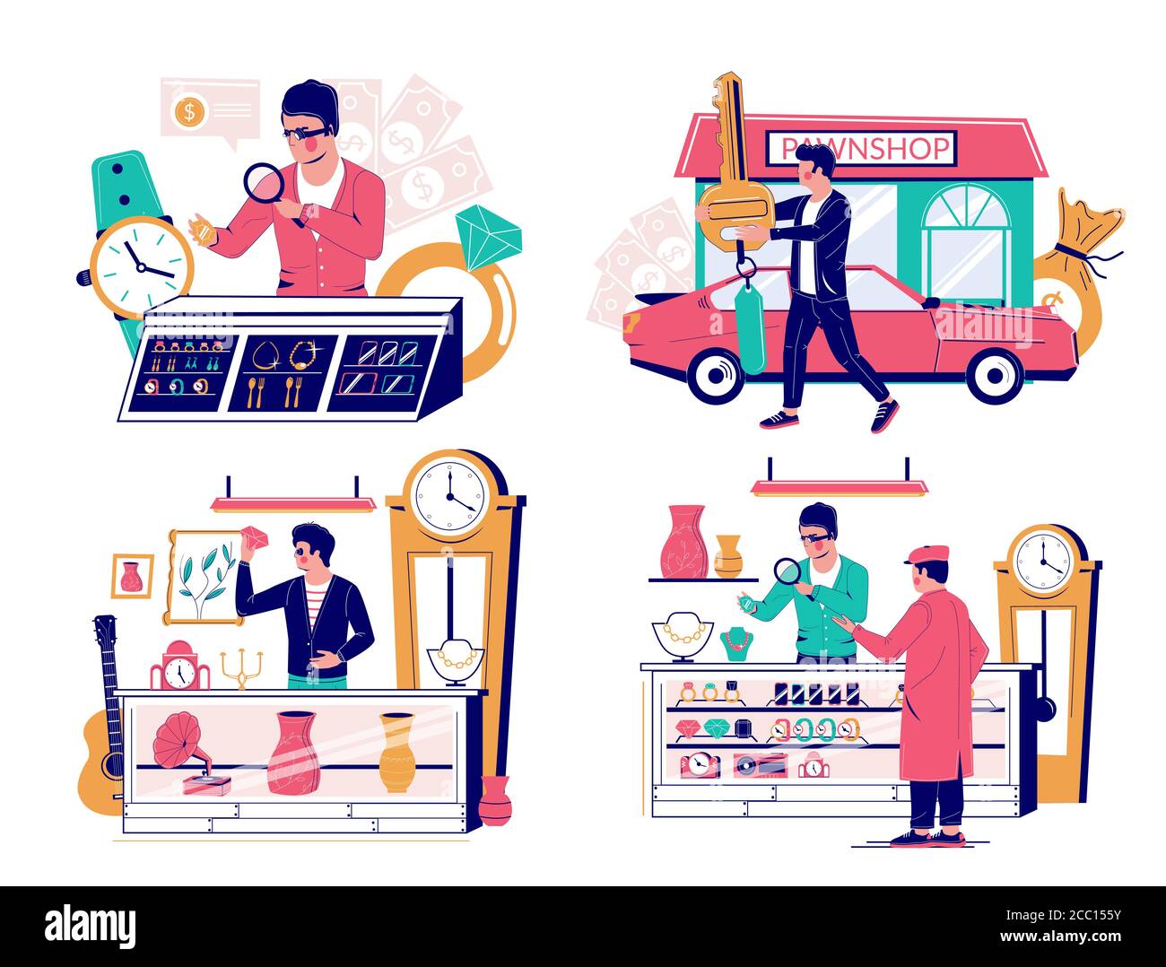 Pawn shop interior hi-res stock photography and images - Alamy