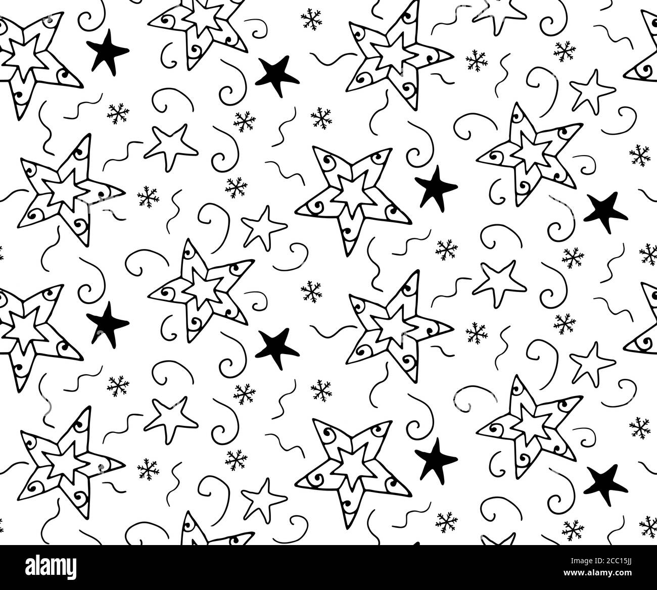 Cute pattern wallpaper made Black and White Stock Photos & Images - Alamy
