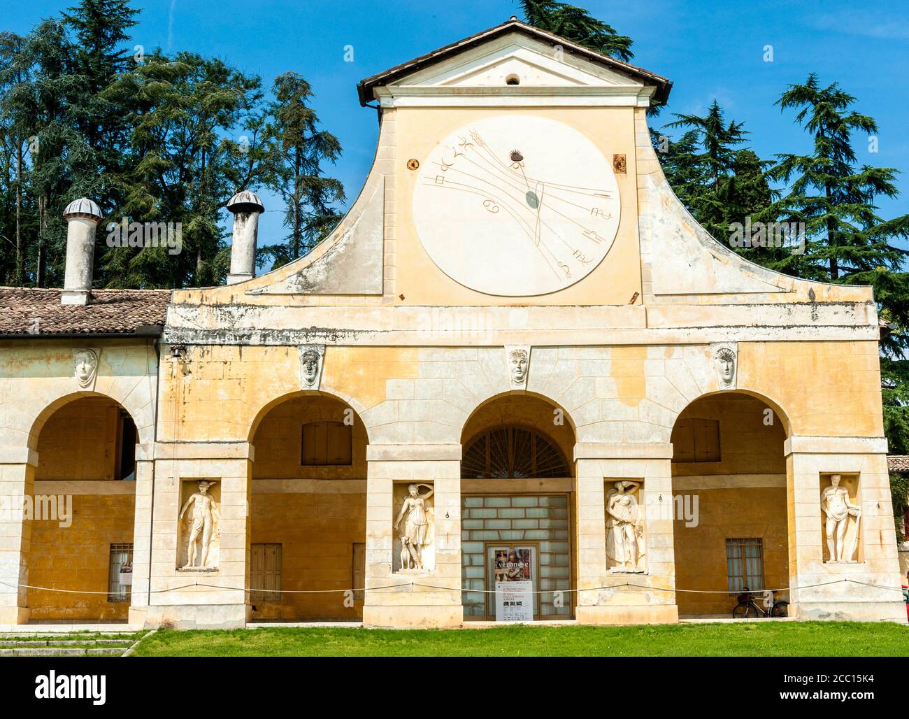 Italy, Veneto, farm building of the Villa Veneta Barbaro (villa Volpi ...