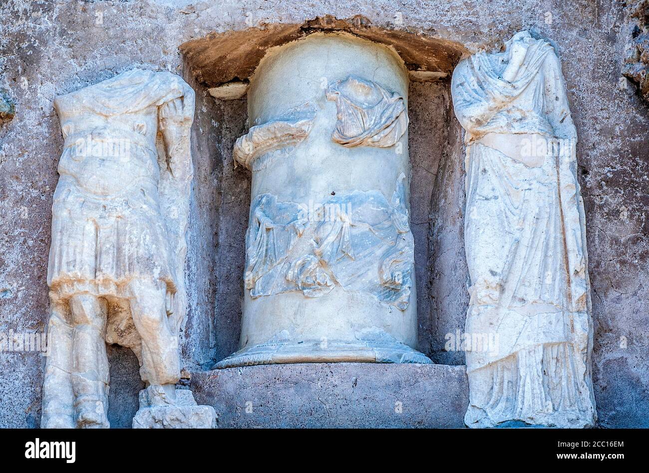 Italy, Rome, via Appia Antica, mausoleum of Caecilia Metella (1st ...