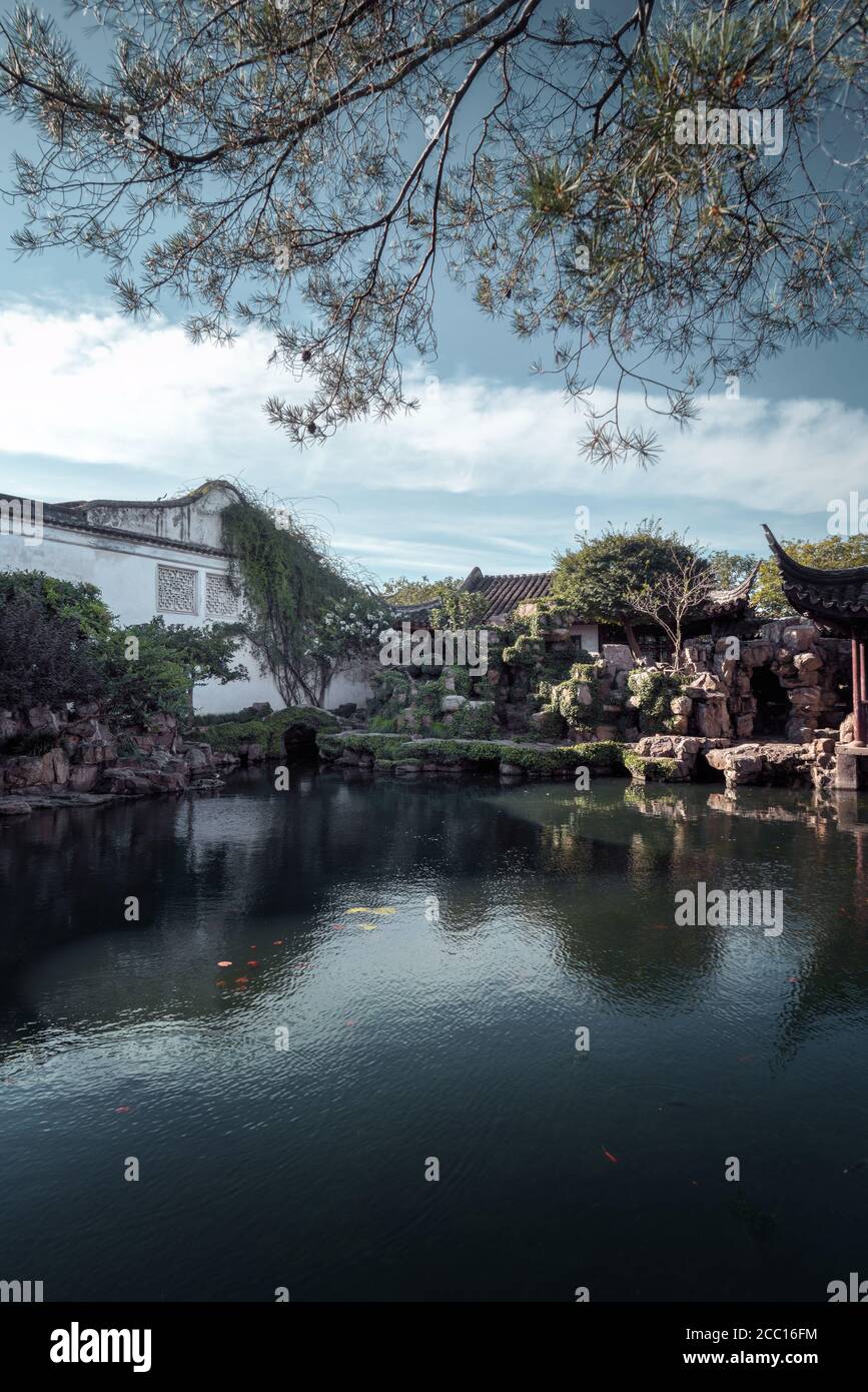 Ancient architecture in the Suzhou Garden. Photo in Suzhou, China Stock ...