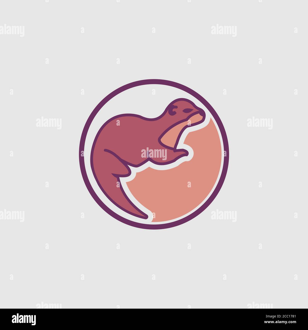 Weasel logo Stock Vector Images - Alamy