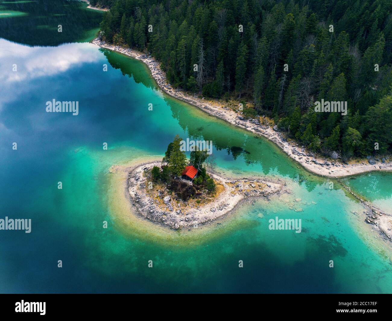 Europe, Germany, Eibsee lake Stock Photo - Alamy