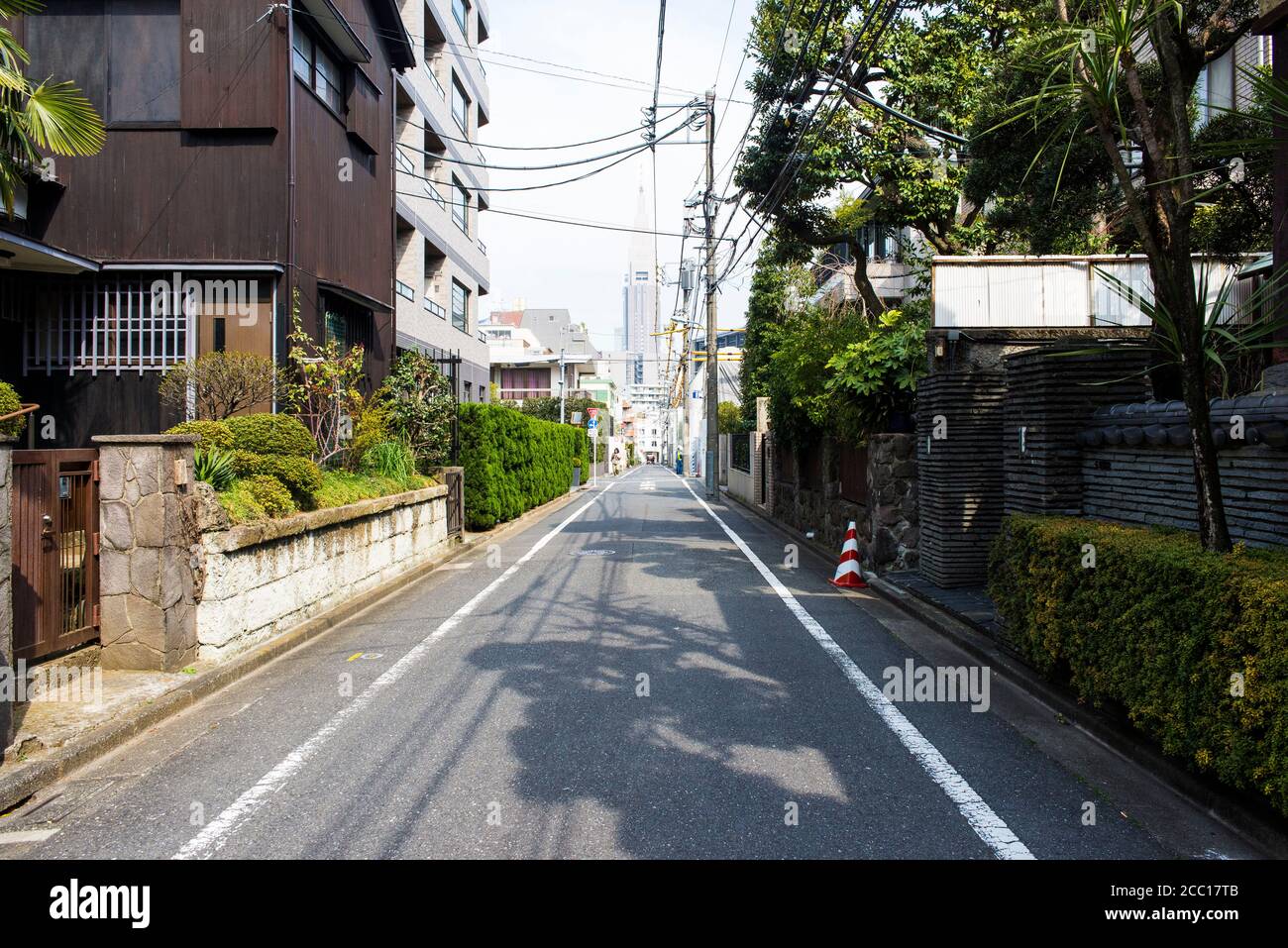 Japan, Tokyo, street in the Ebisu district Stock Photo - Alamy
