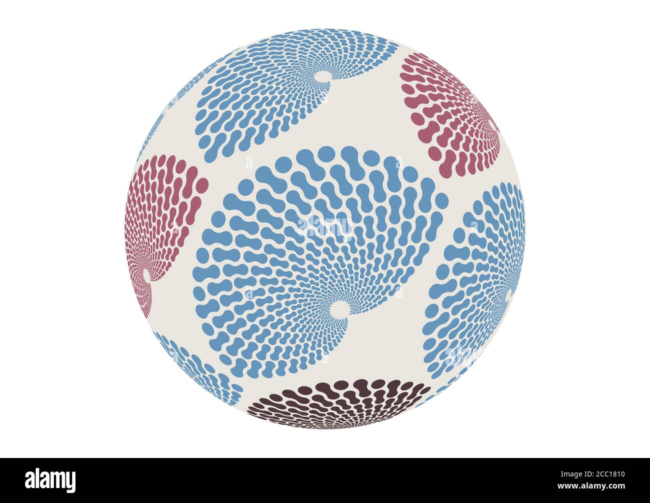 asian style ball blue brown Stock Photo - Alamy