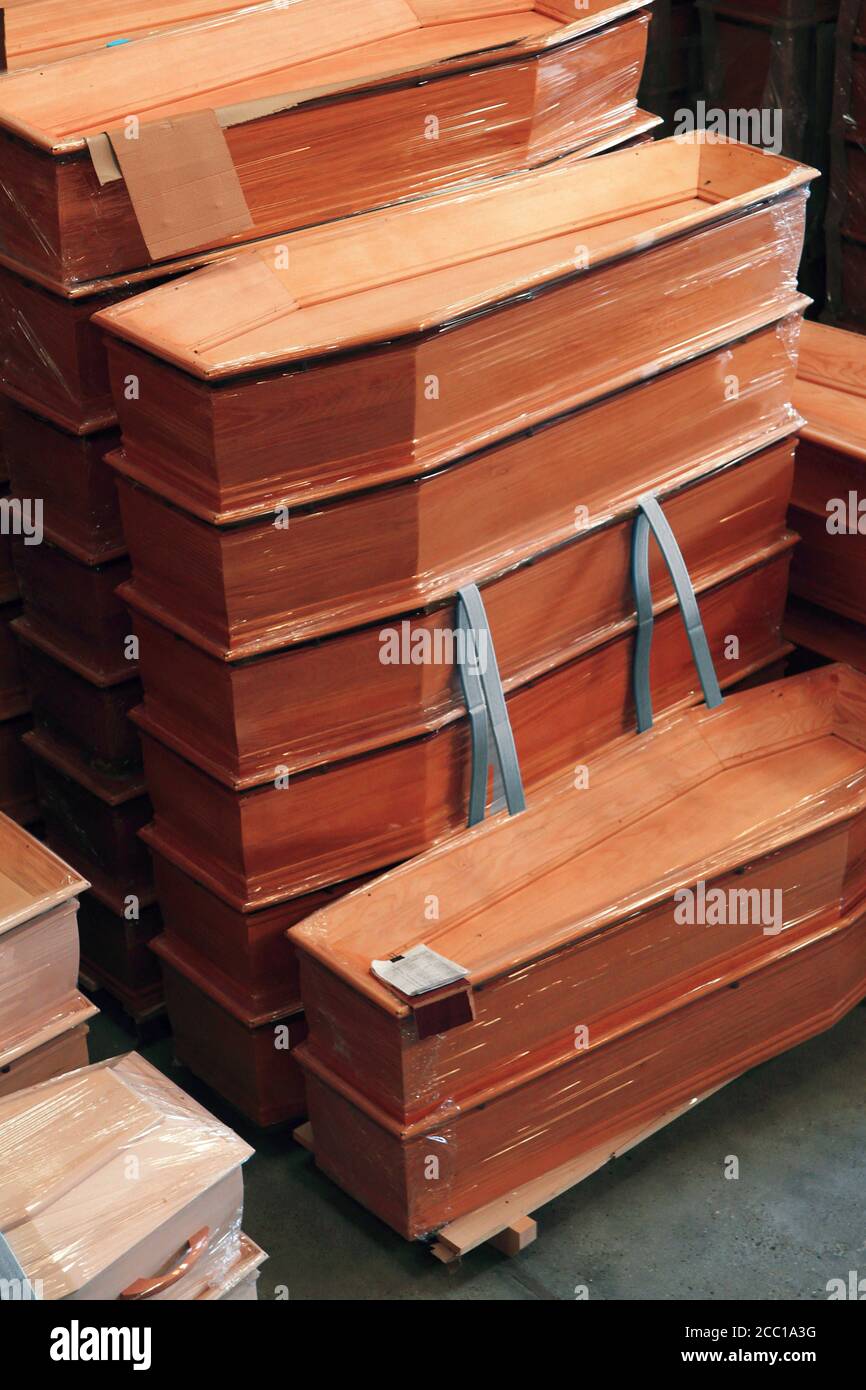 Sale of coffins hi-res stock photography and images - Alamy