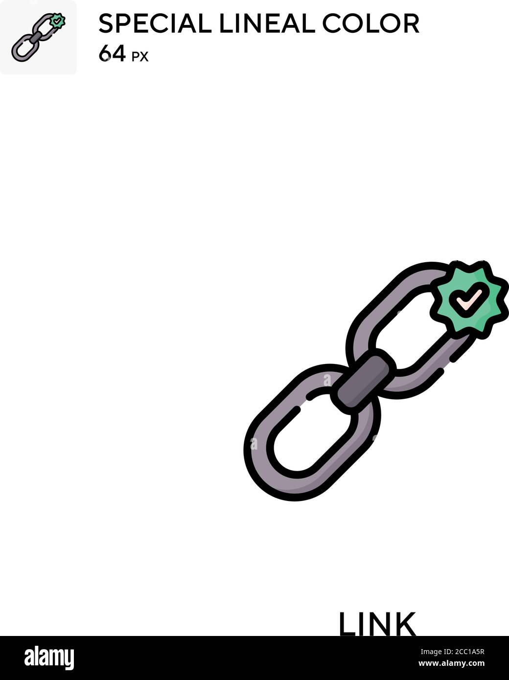 Link Special lineal color vector icon. Link icons for your business ...