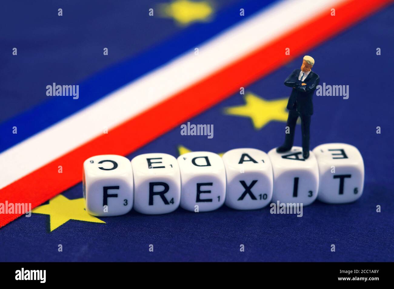 Still life on the theme of Frexit Stock Photo - Alamy