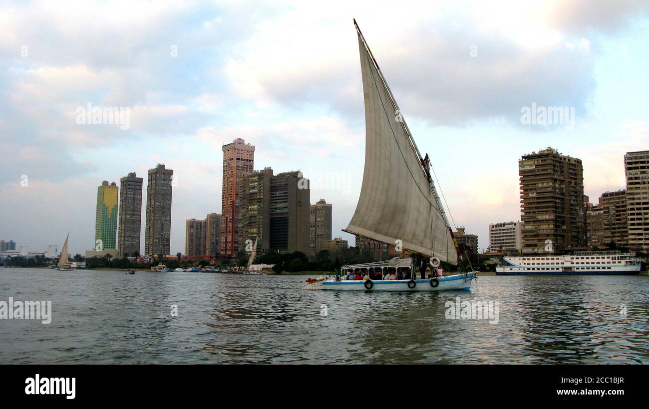Felucca egypt cairo hi-res stock photography and images - Alamy