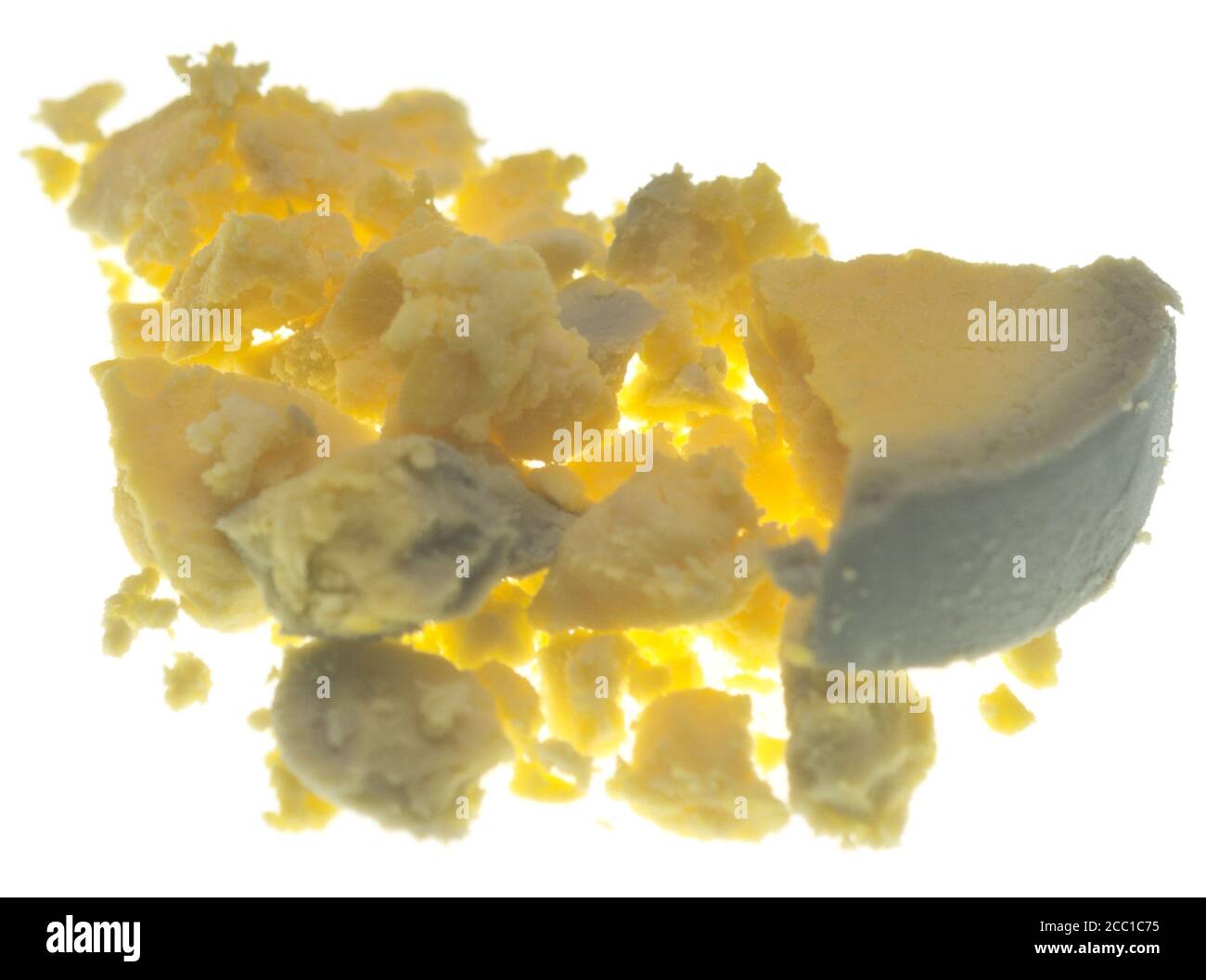 Egg yoik isolated on white background Stock Photo - Alamy