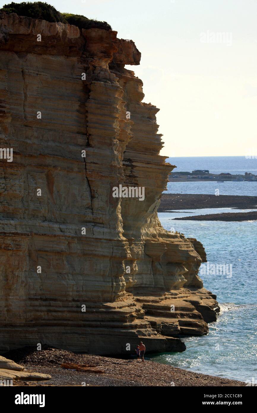 Cyprus, cap Drepano, cliffs Stock Photo - Alamy