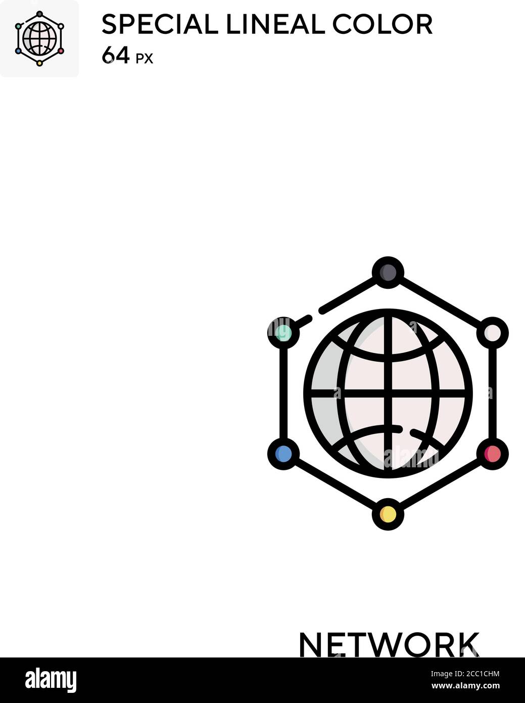 Network Special lineal color vector icon. Network icons for your business project Stock Vector ...