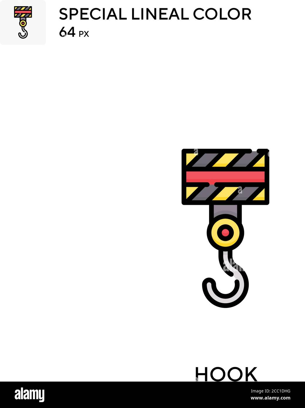 Hook Special lineal color vector icon. Hook icons for your business ...