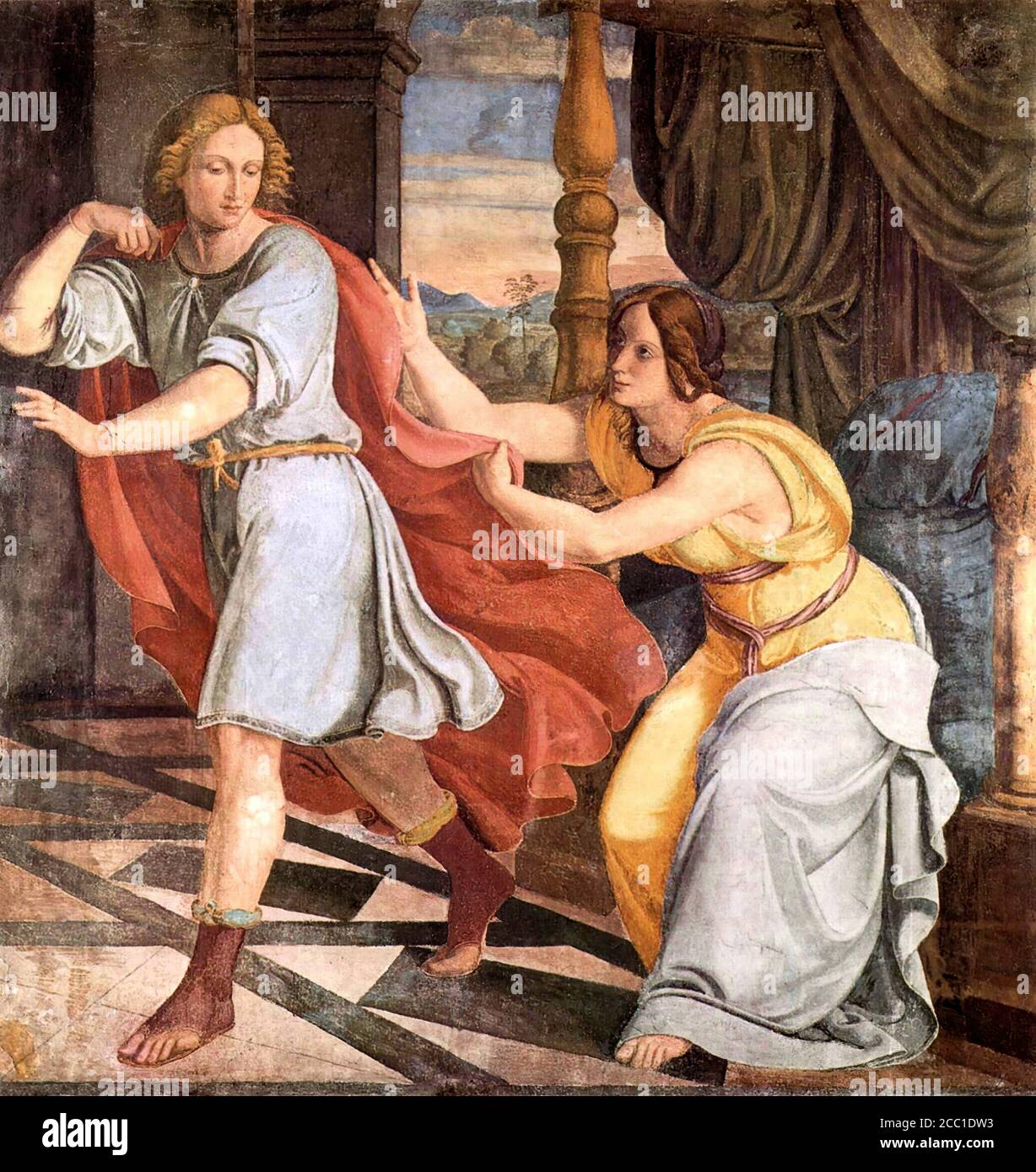 Veit Philipp - Joseph Und Das Weib Des Potiphar - German School - 19th ...