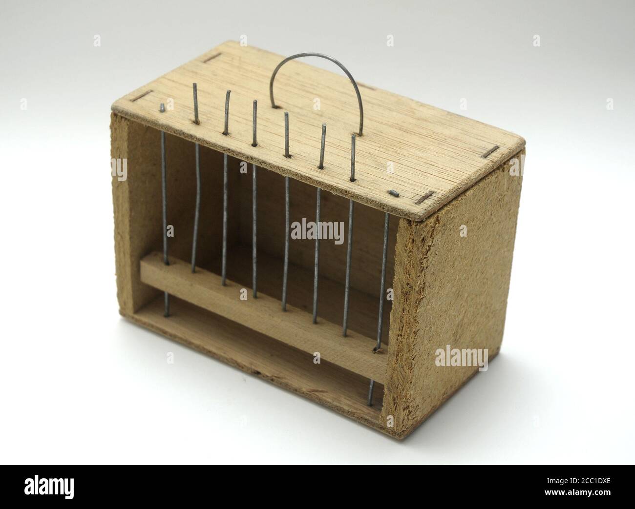 old cricket cage, wood, vintage Stock Photo - Alamy