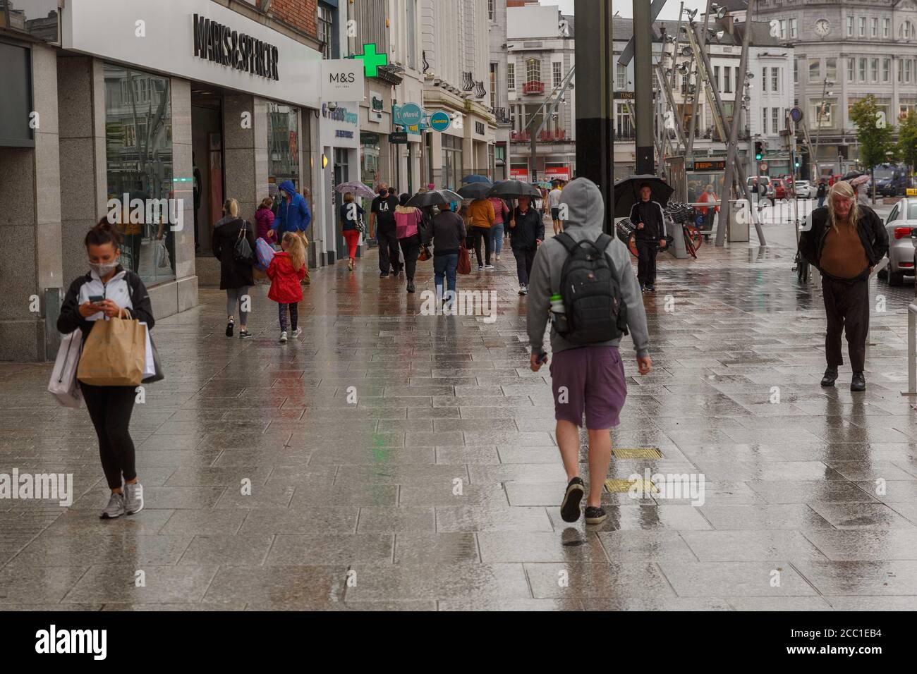 Cork, Ireland. , . Heavy Showers in Cork City. Heavy rain fell through ...