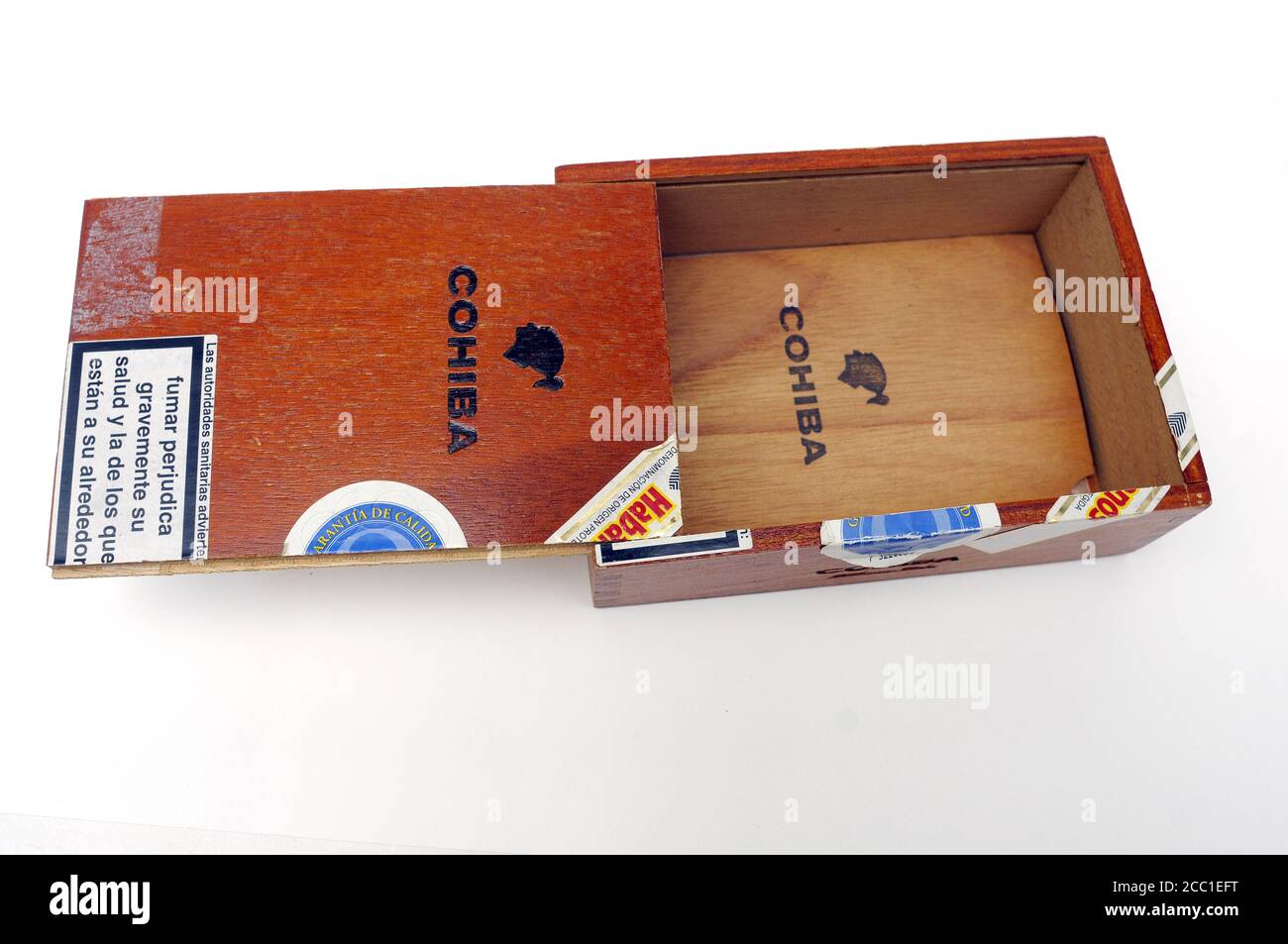 Cohiba cigars wooden box Siglo Stock Photo - Alamy