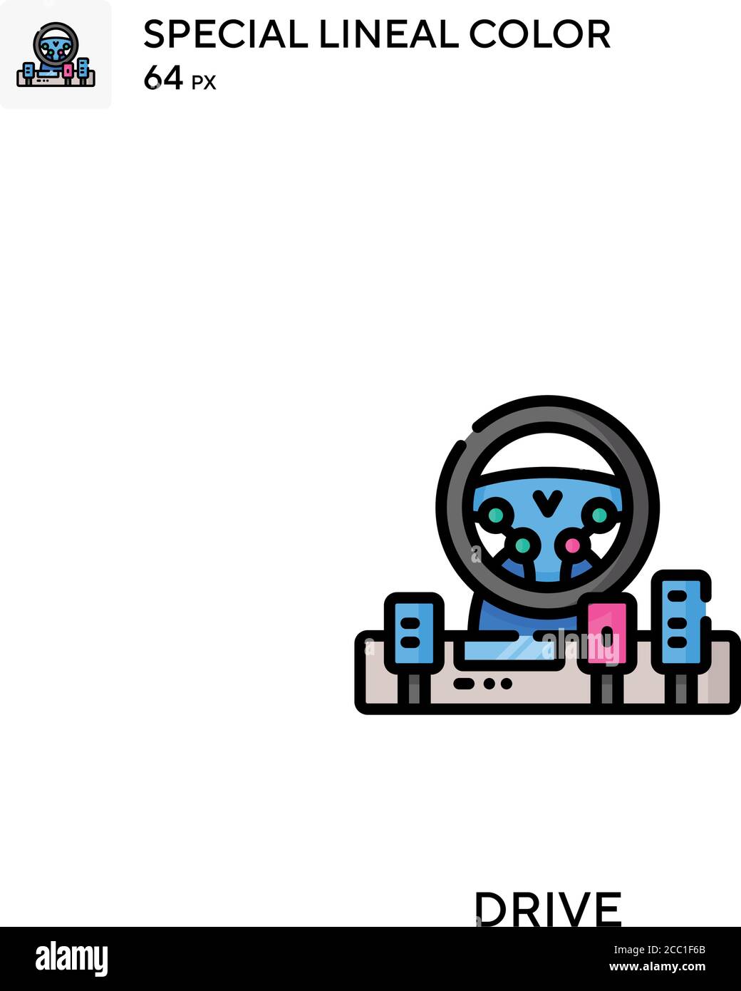 Drive Special lineal color vector icon. Drive icons for your business ...