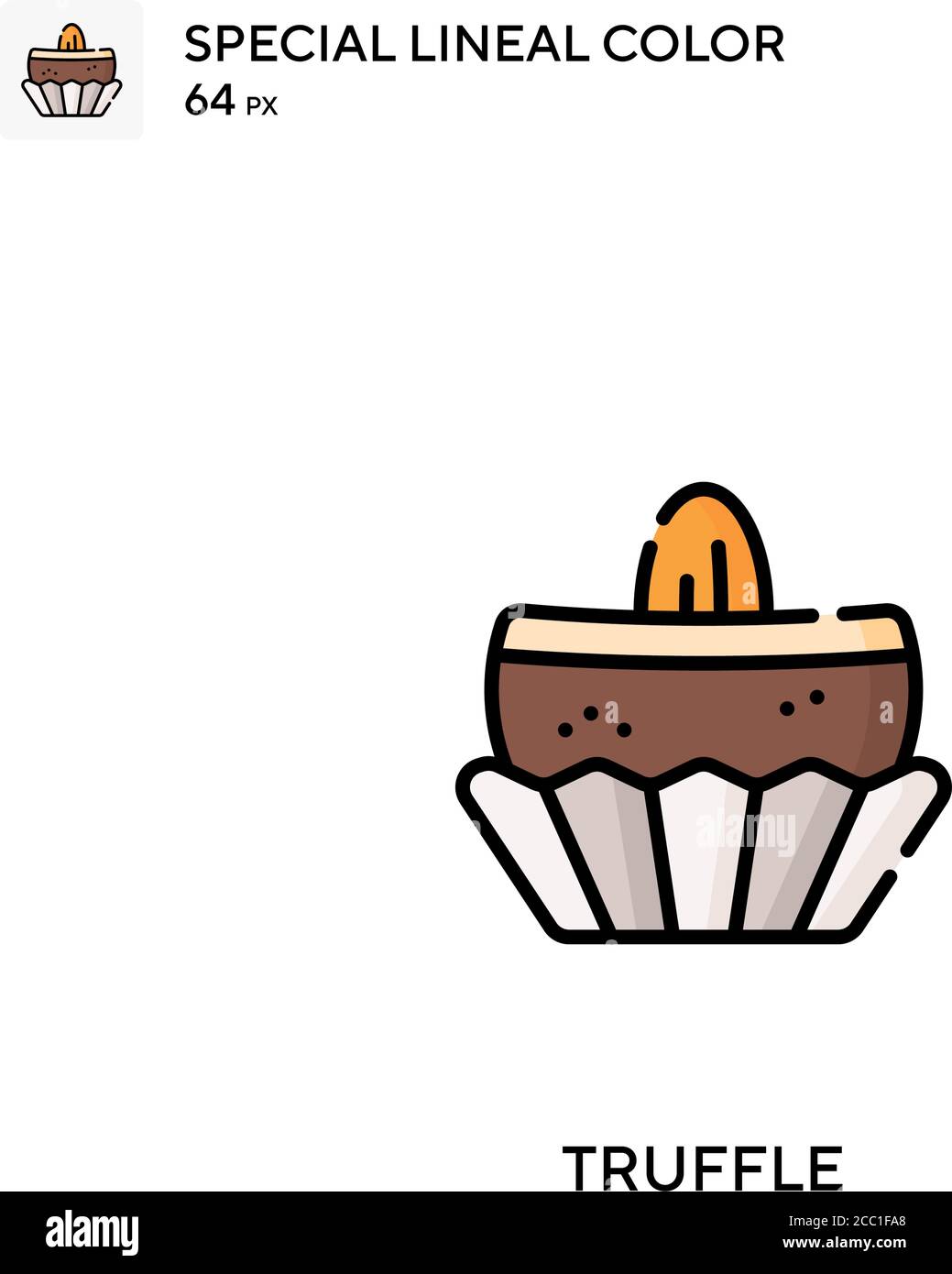 Truffle Special lineal color vector icon. Truffle icons for your ...