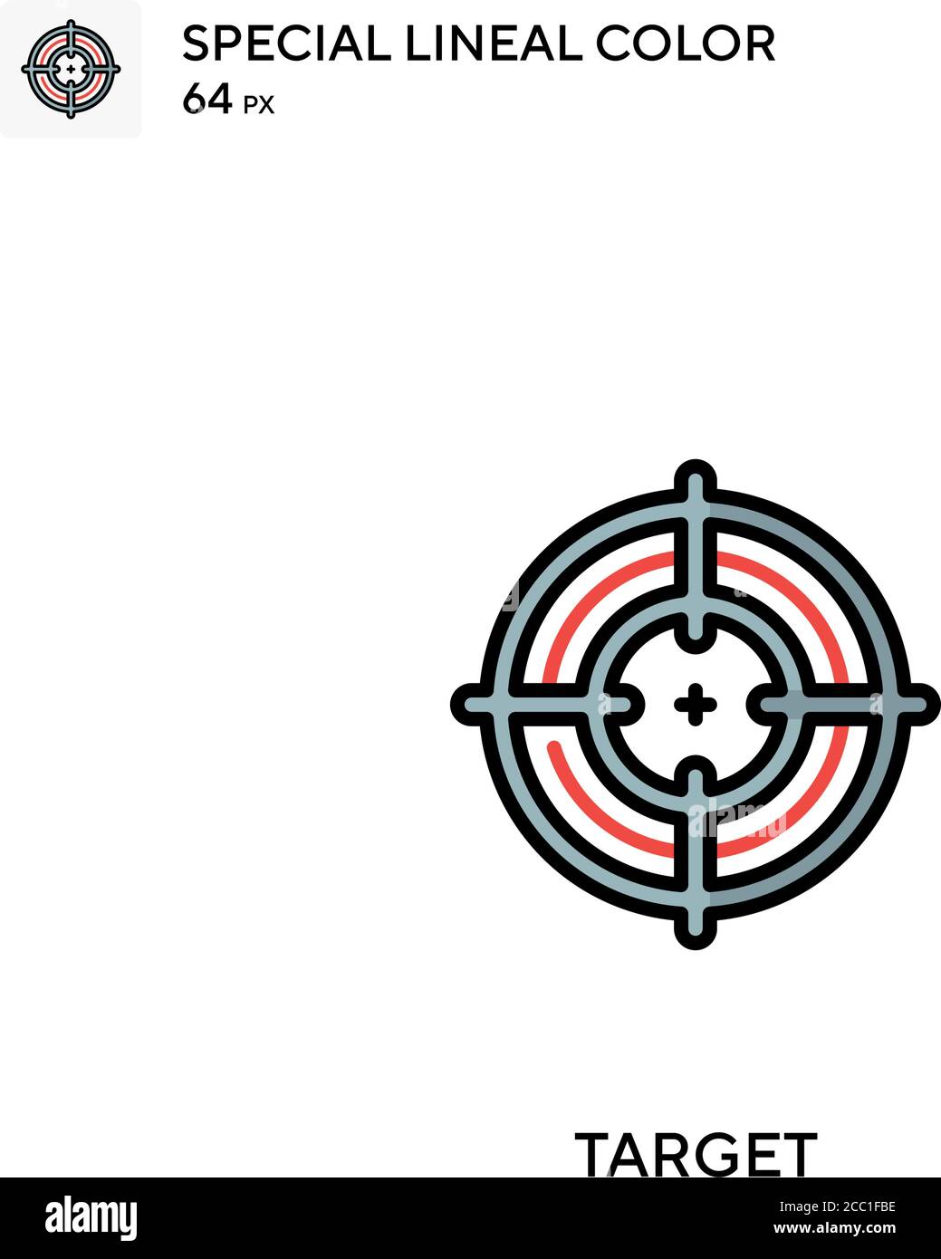 Target Special lineal color vector icon. Target icons for your business ...