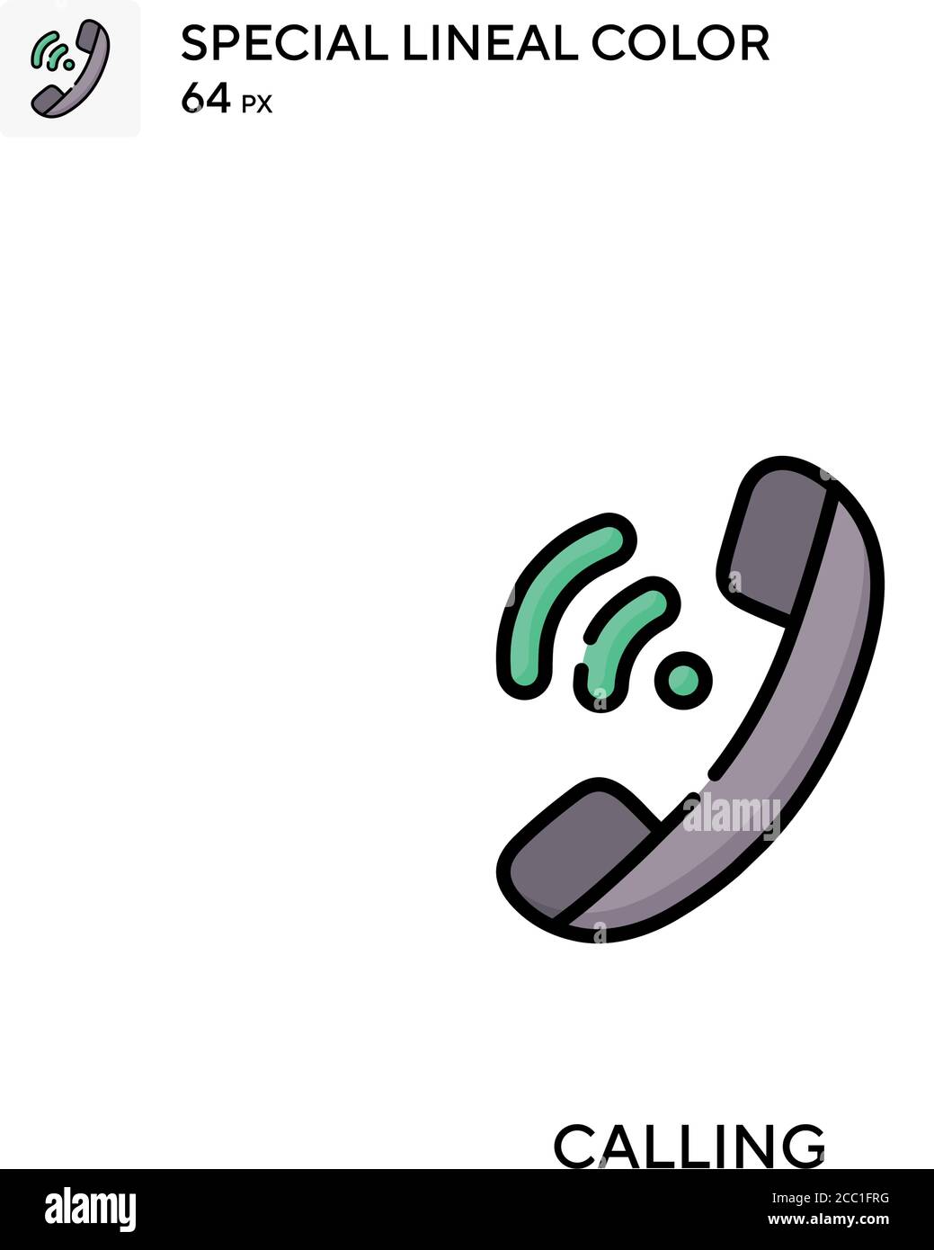 Calling Special lineal color vector icon. Calling icons for your ...