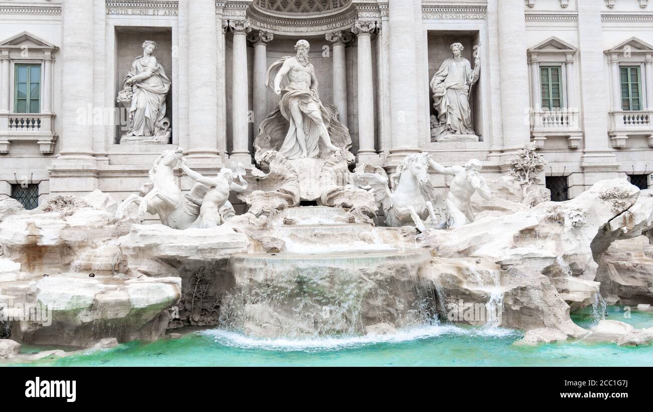 Trevi fountain rome roman italy italian architecture renaissance ...