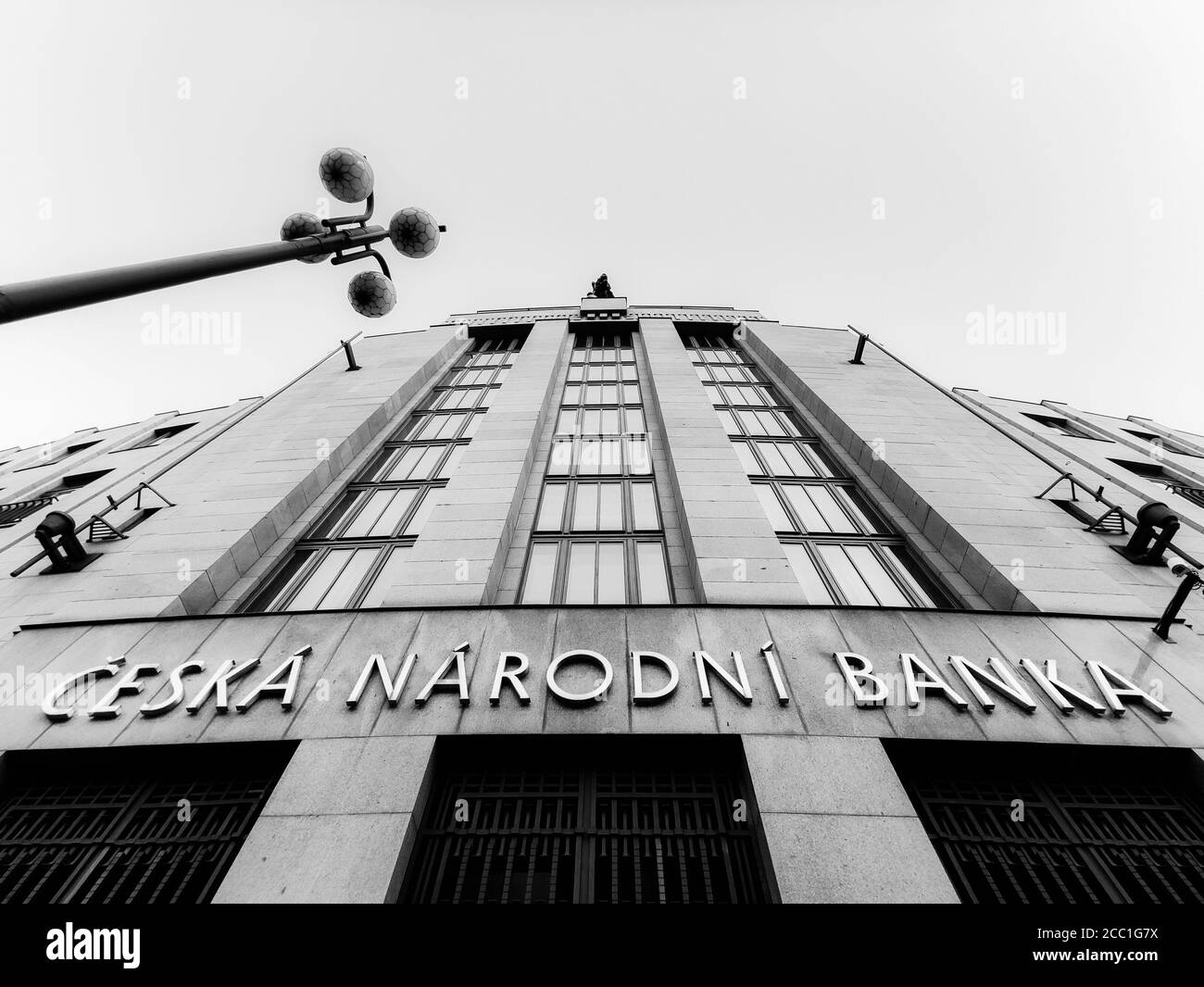 Bank in center city Black and White Stock Photos & Images - Alamy