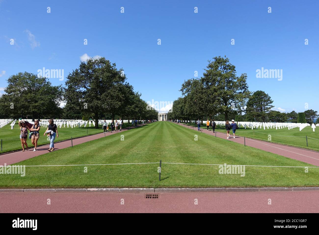 American ww2 cemetery normandy hi-res stock photography and images - Alamy