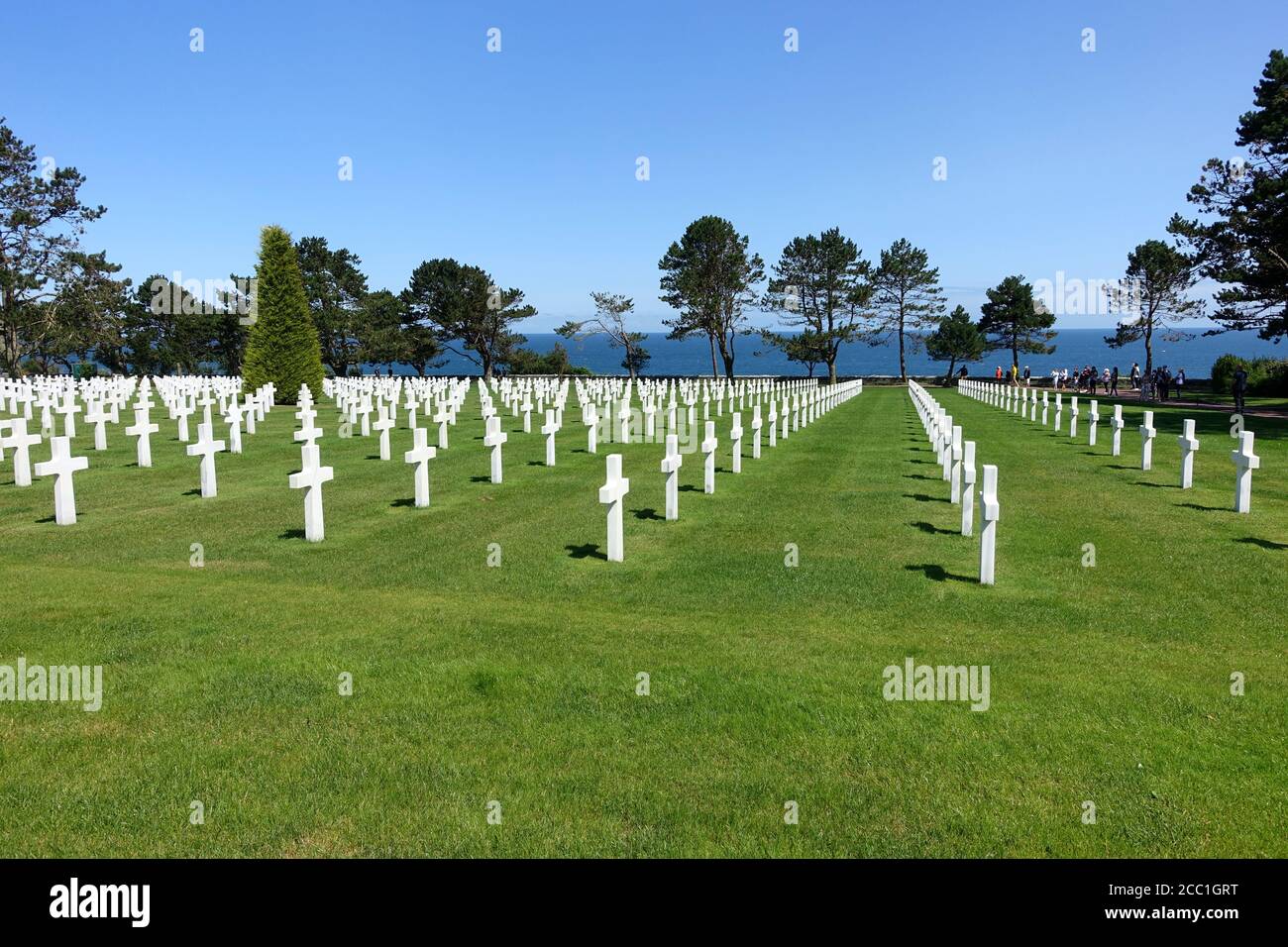 American ww2 cemetery hi-res stock photography and images - Alamy