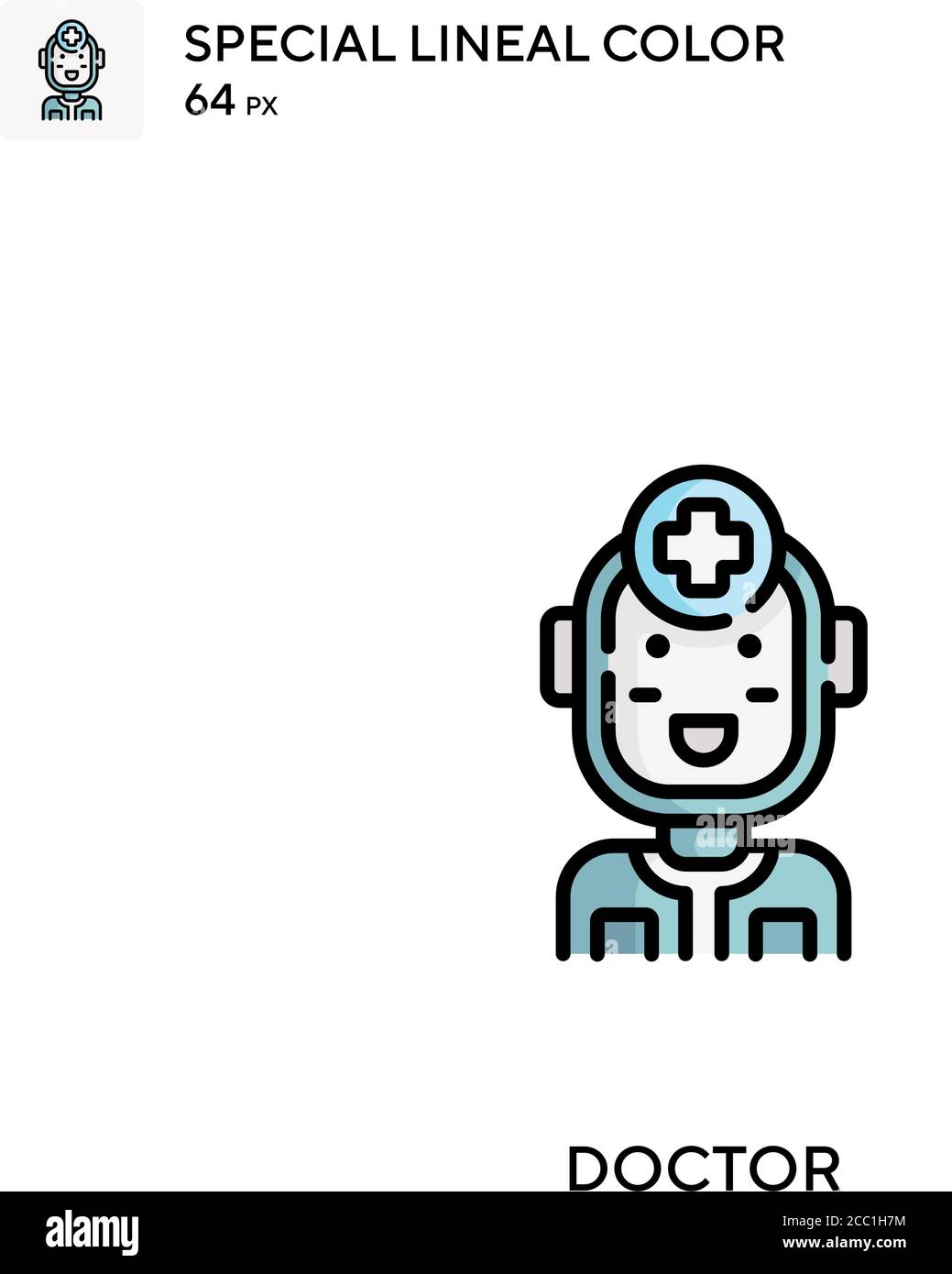 Doctor Special lineal color vector icon. Doctor icons for your business ...