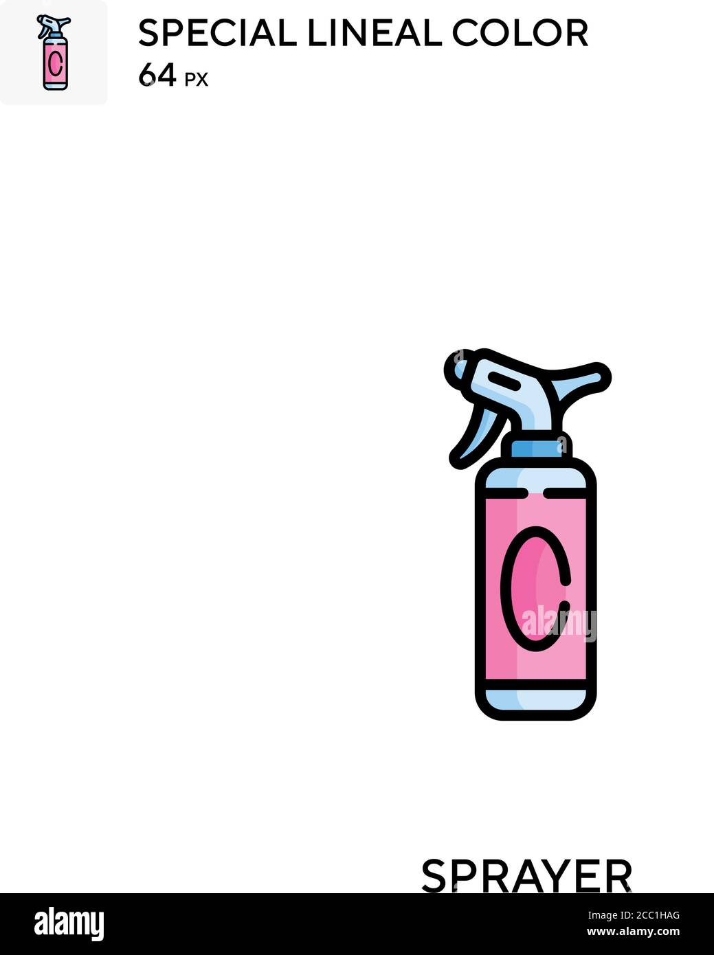 Sprayer Special lineal color vector icon. Sprayer icons for your business project Stock Vector ...