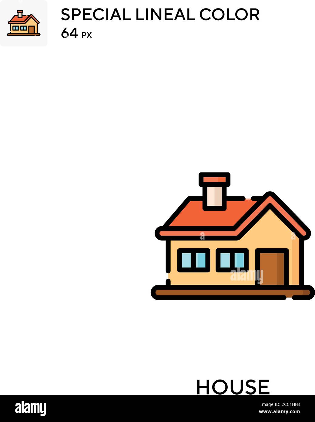 House Special lineal color vector icon. House icons for your business ...