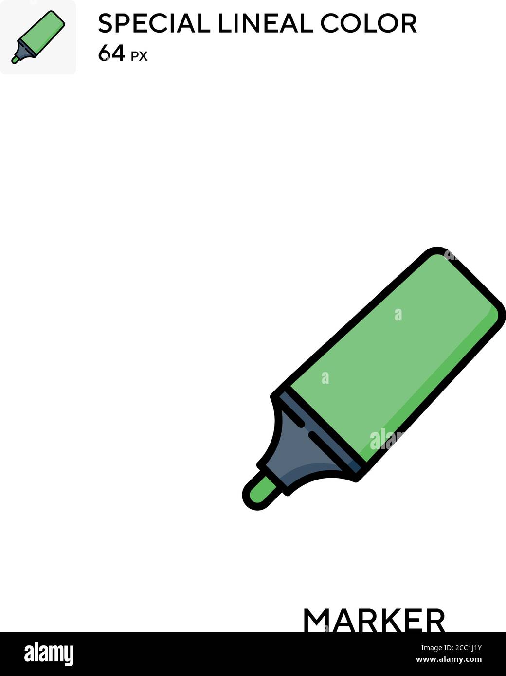 Marker Special lineal color vector icon. Marker icons for your business ...