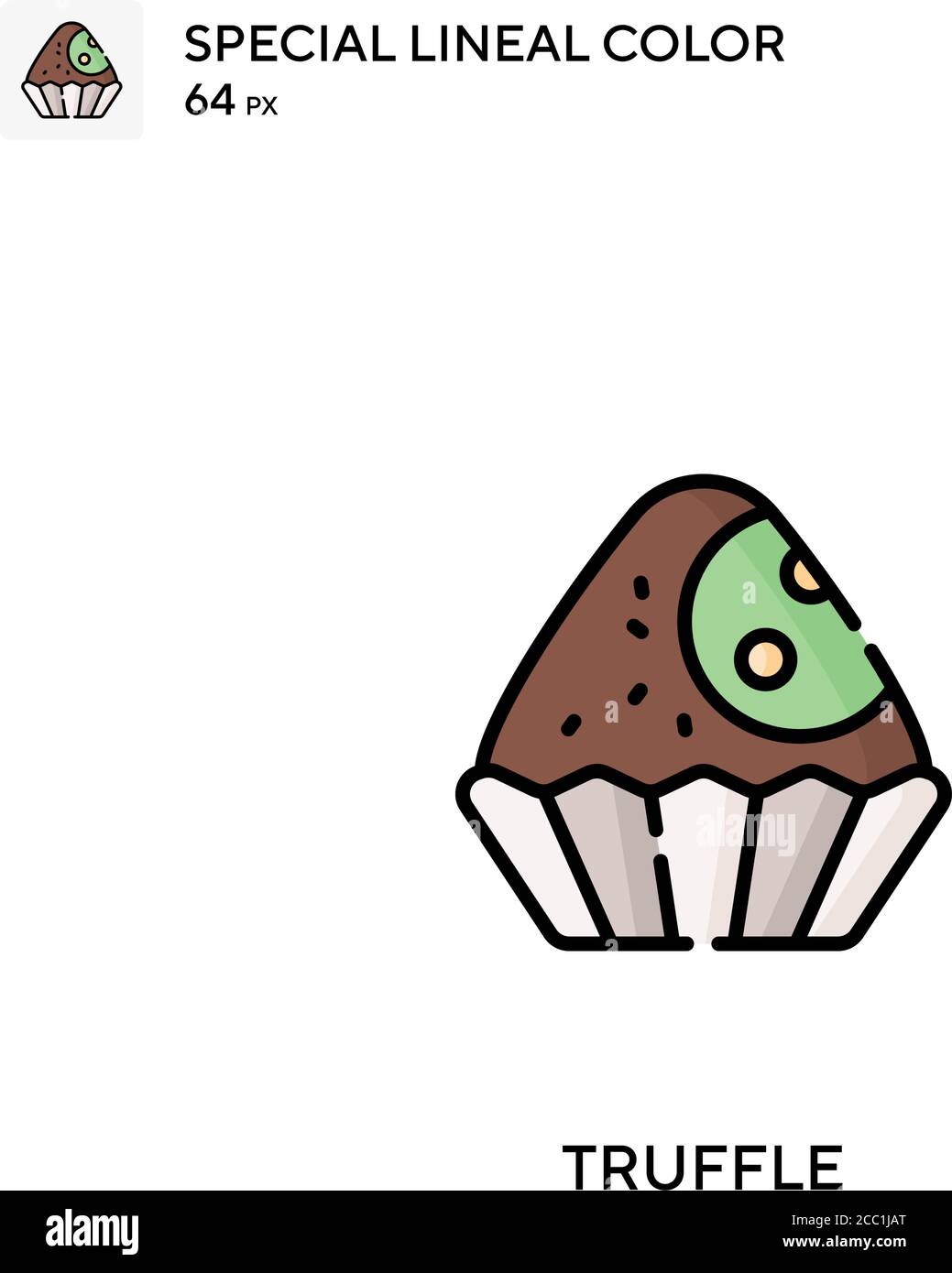 Truffle Special lineal color vector icon. Truffle icons for your ...