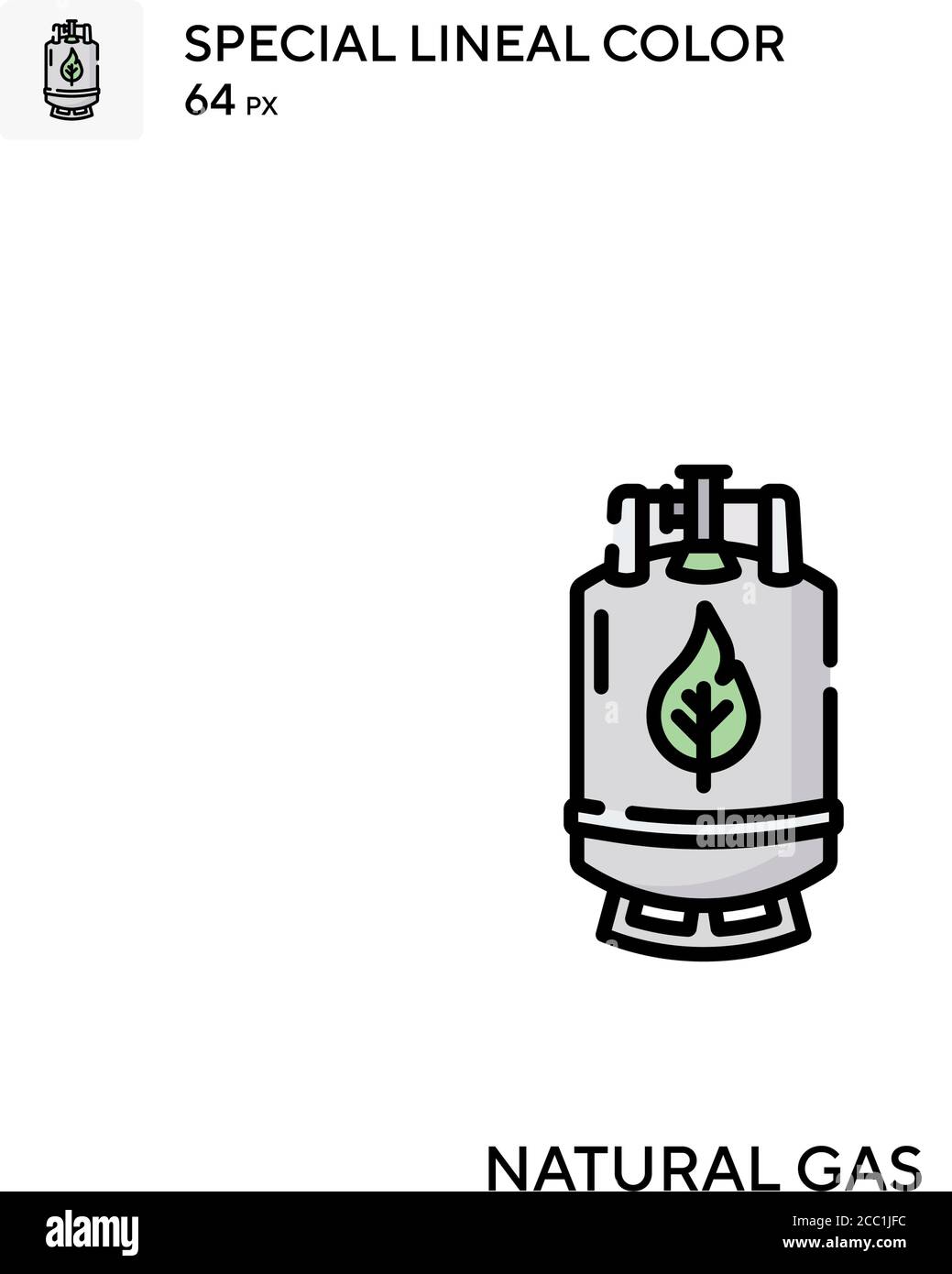 Natural gas Special lineal color vector icon. Natural gas icons for ...