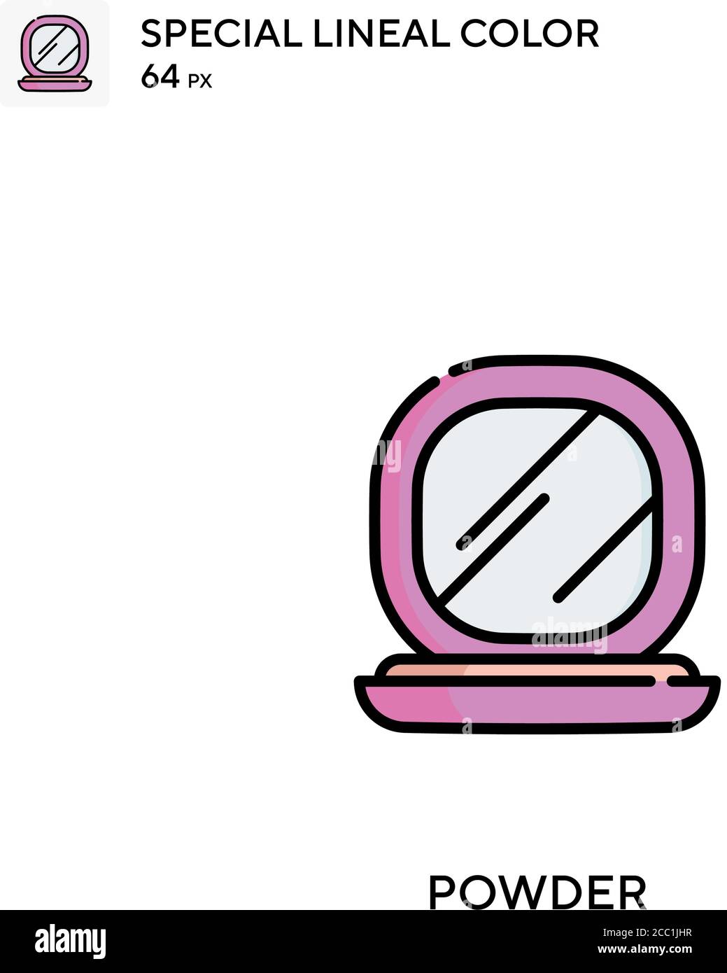 Powder Special lineal color vector icon. Powder icons for your business ...
